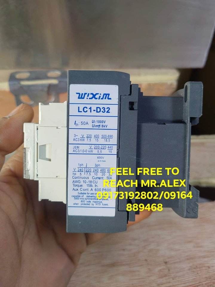 Magnetic Contactor (Specs: 50A), Commercial & Industrial, Construction ...