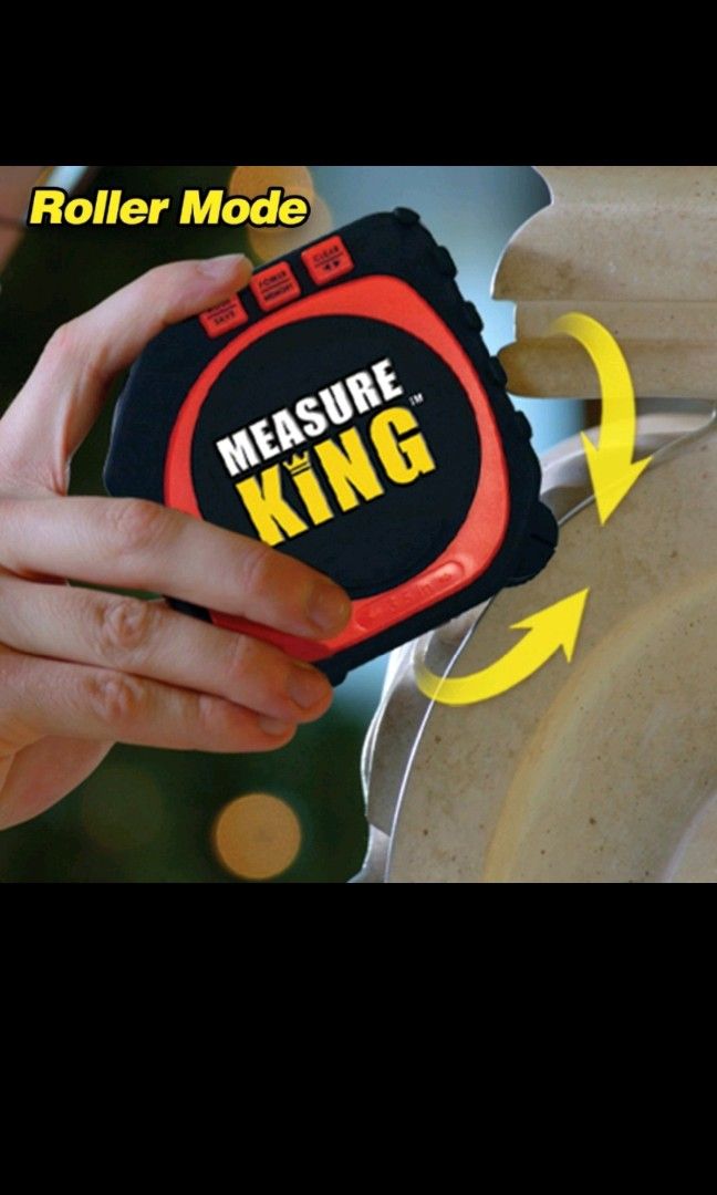 Measure King 3-in-1 Digital Tape Measure String Mode Sonic Mode and ...