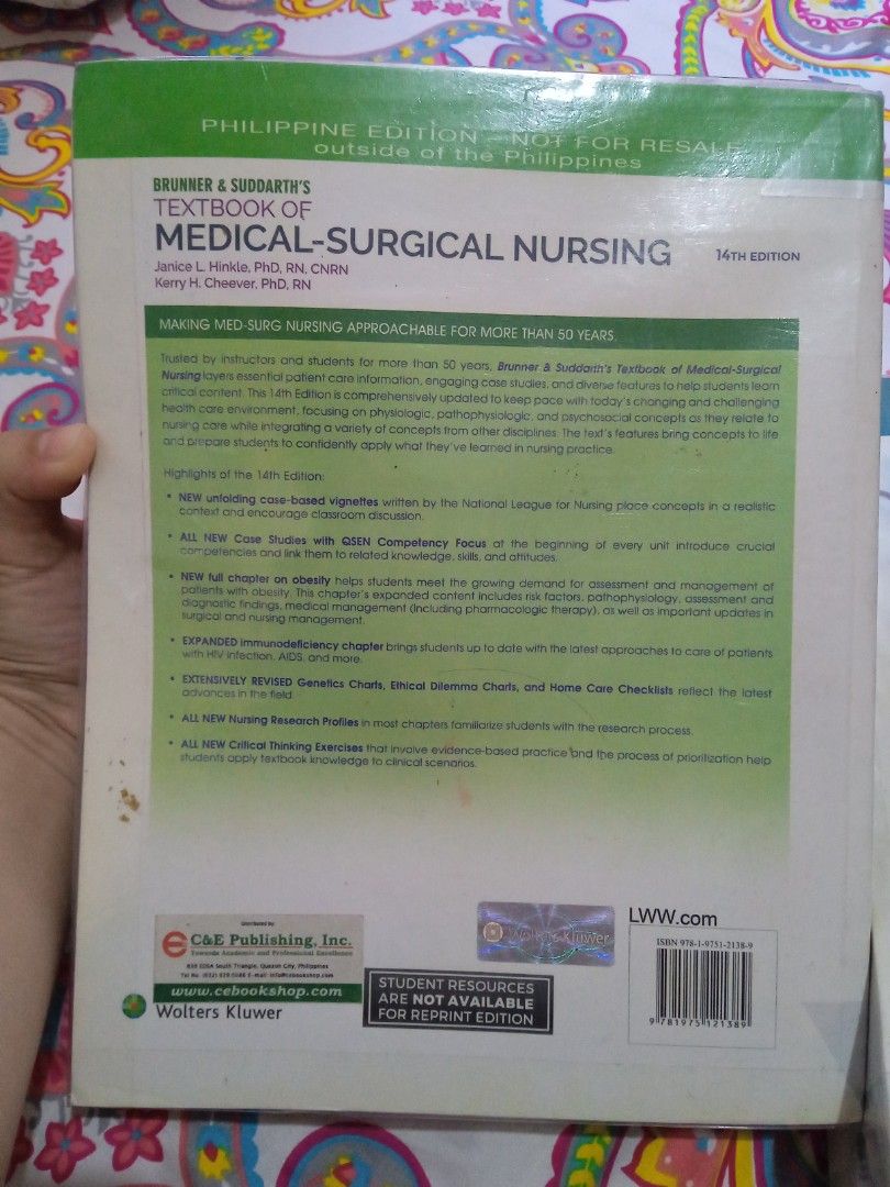 Medical surgical nursing 14th edition by Brunner and Suddarth's, Hobbies & Toys, Books ...