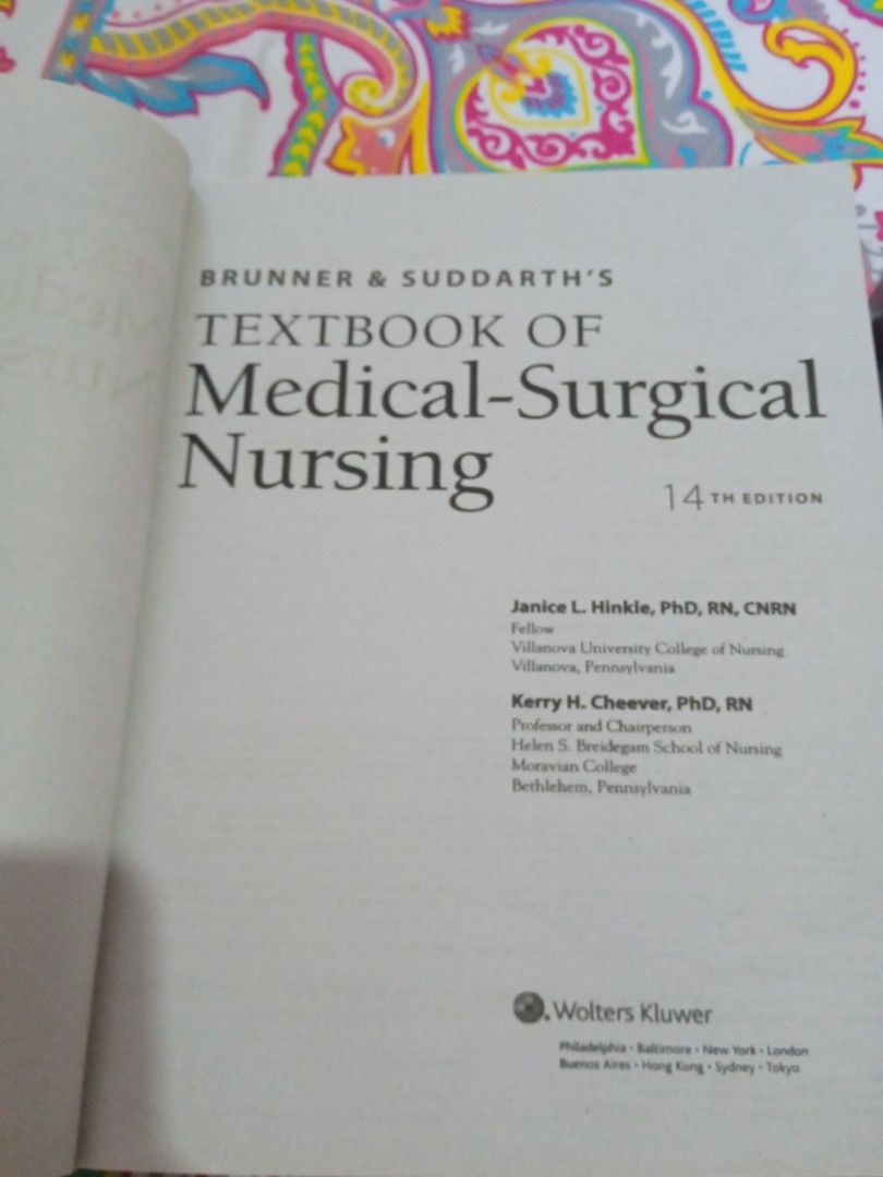 Medical surgical nursing 14th edition by Brunner and Suddarth's, Hobbies & Toys, Books ...