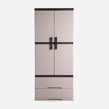 Megabox Boho Wardrobe Cabinet With 2 Drawers MG186RT- Beige, Furniture ...