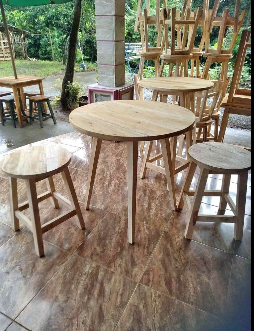 Meja cafe kayu Kursi kayu cafe murah berkualitas | kursi makan kayu ...
