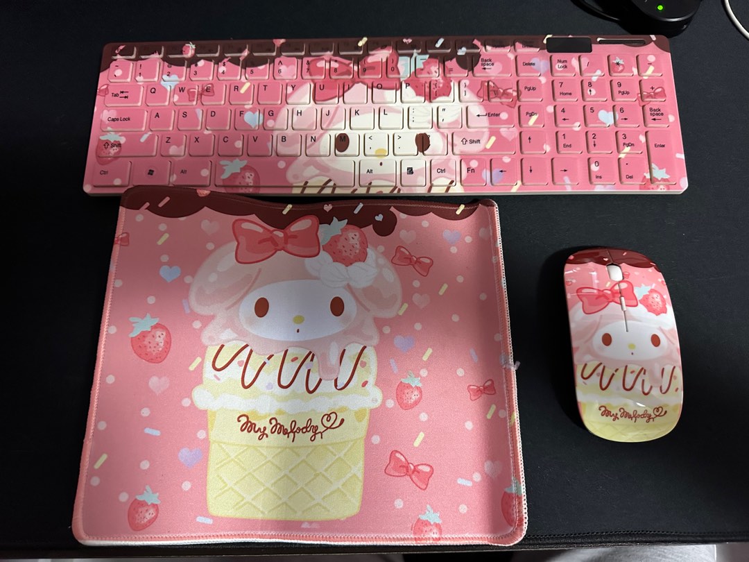 Melody full set keyboards mouse and mousepads, Computers & Tech, Parts ...