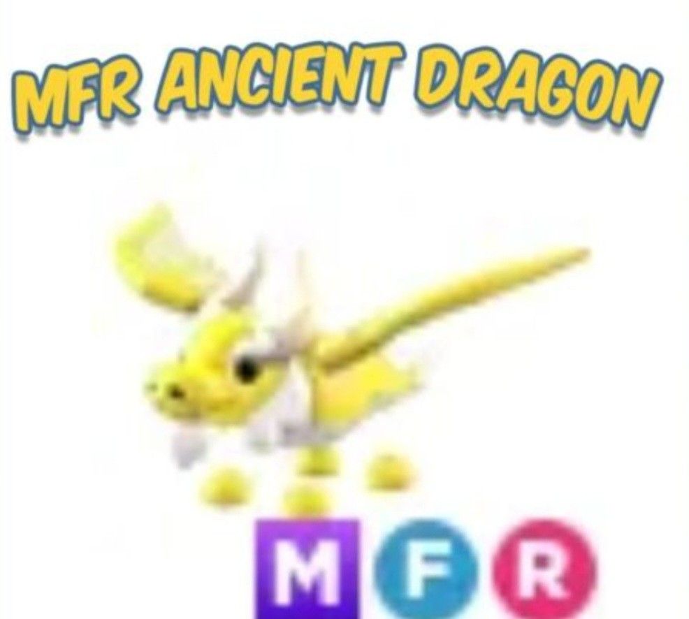 MFR Ancient Dragon Adopt Me Roblox, Video Gaming, Video Games, Others ...