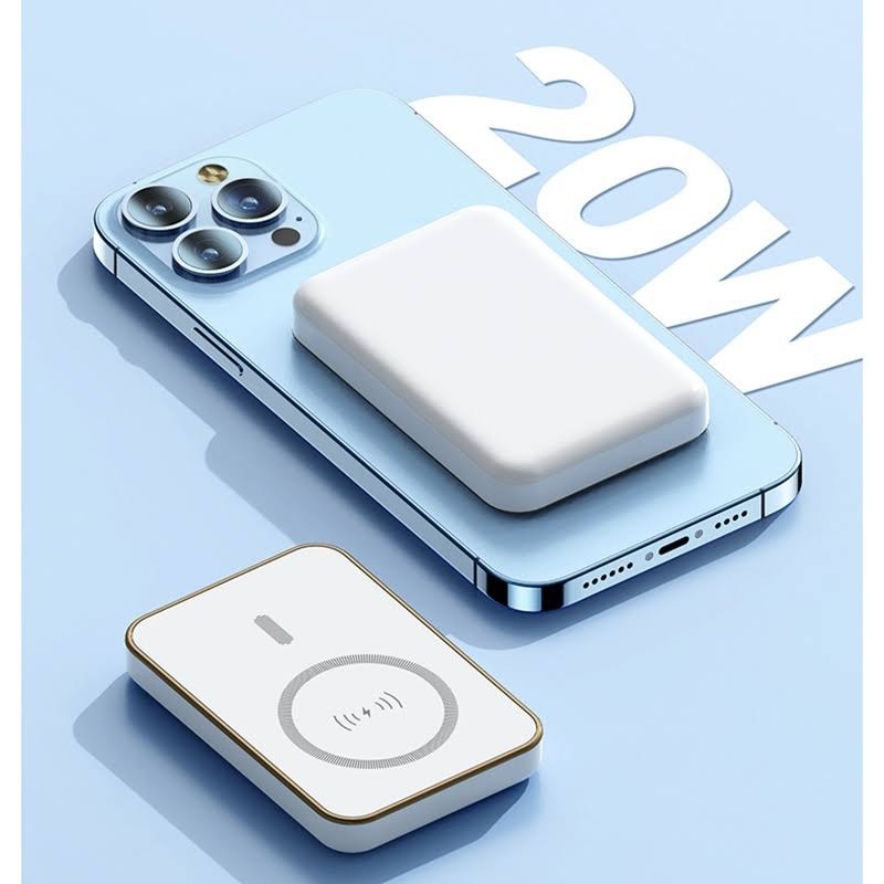 Mini Lightweight Magnetic Power Bank 10000mAh Wireless Charging, Mobile ...