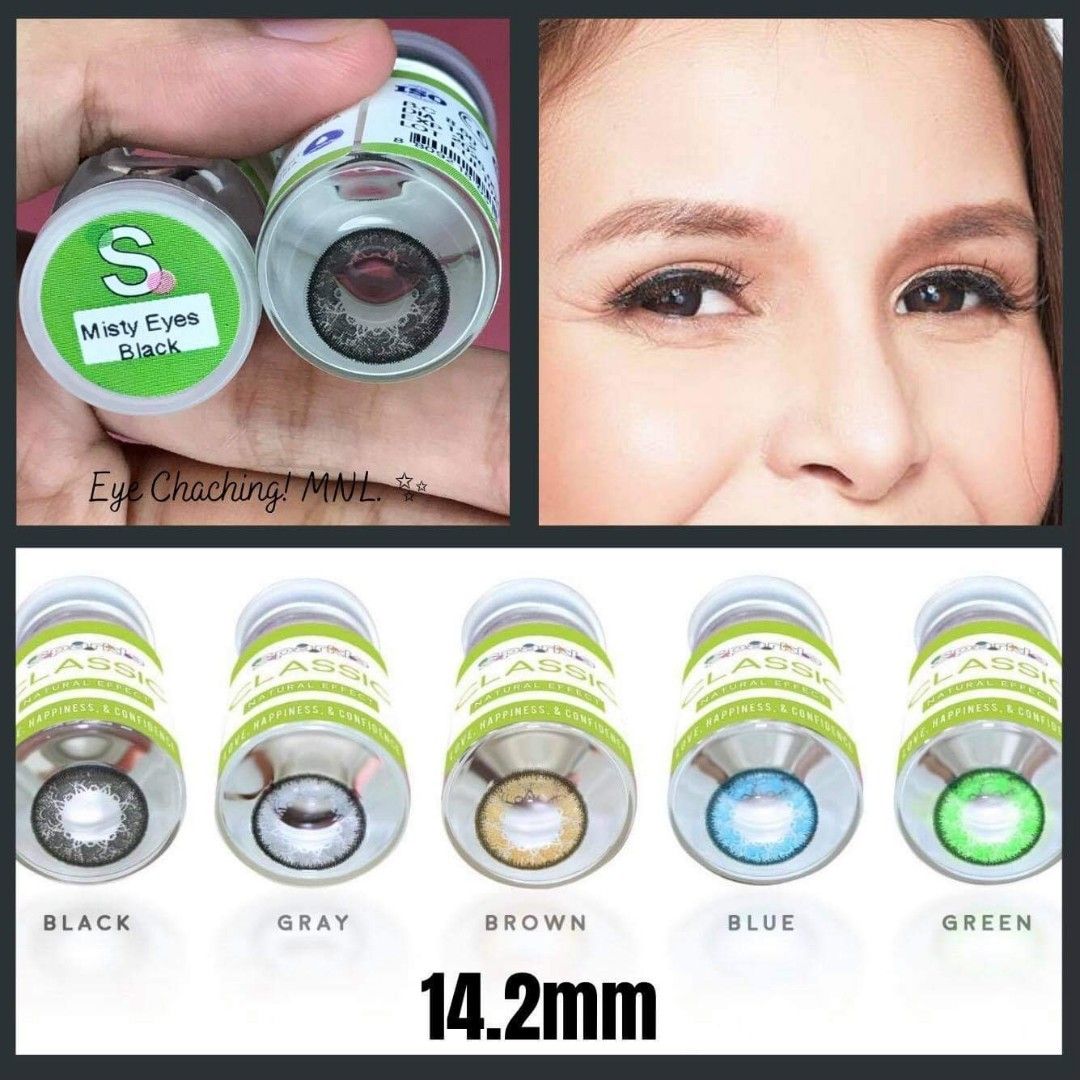 MISTY EYES BLACK, Beauty & Personal Care, Vision Care on Carousell