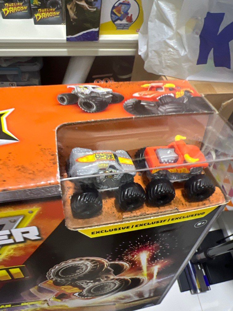 Monster Jam Mini Freestyle Flip Arena, Hobbies & Toys, Toys & Games on ...
