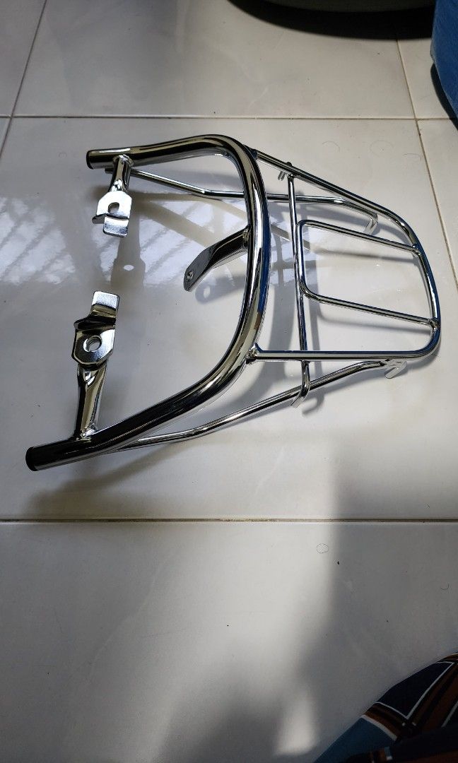 Motorbike Rear Rack, Motorcycles, Motorcycle Accessories on Carousell