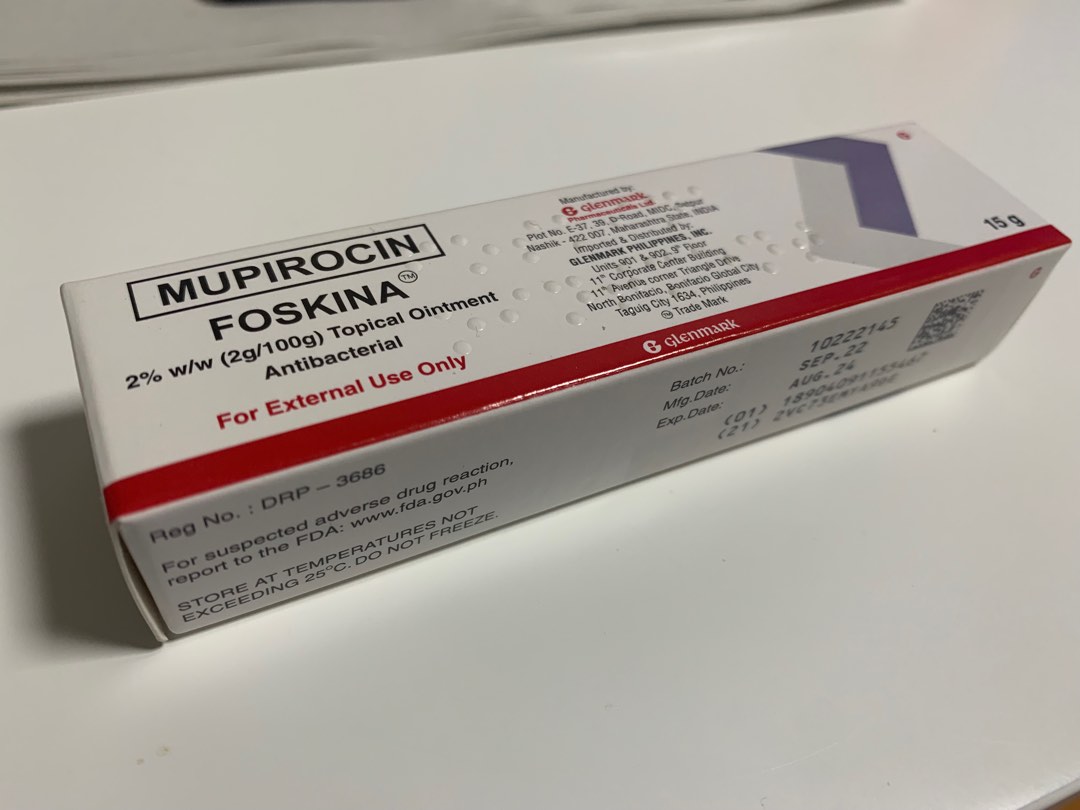 Mupirocin Foskina 15g Topical Ointment, Beauty & Personal Care ...
