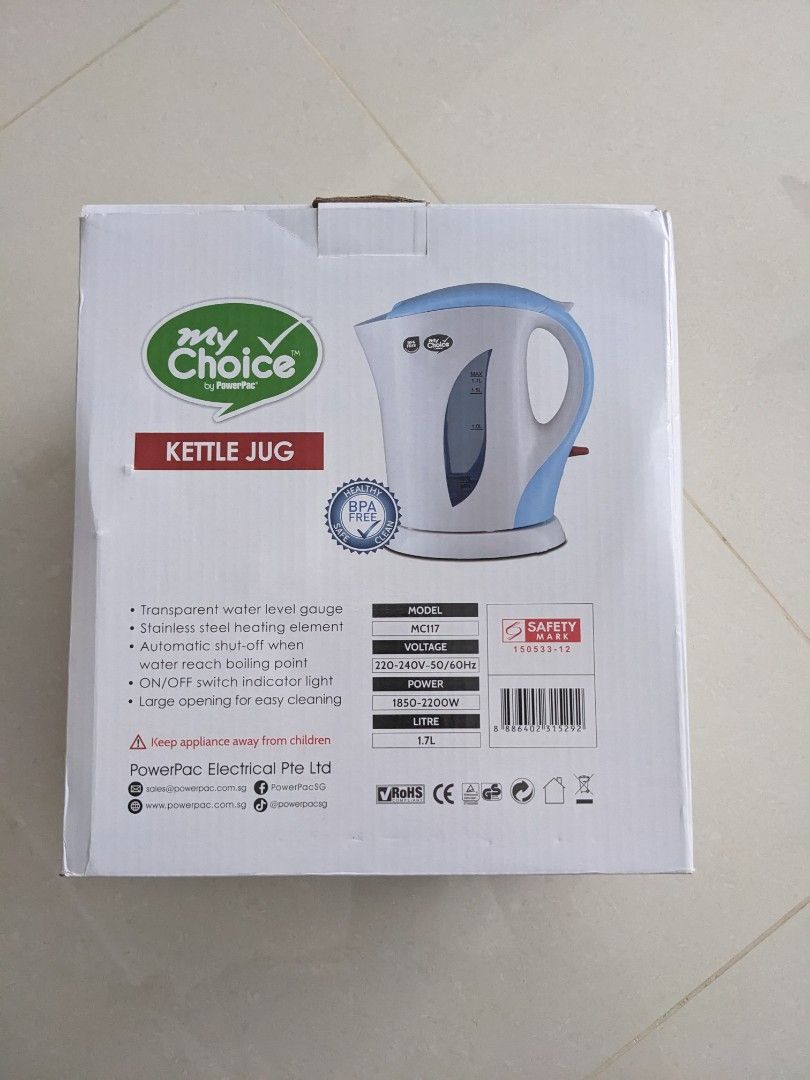 My choice Kettle (1.7L), TV & Home Appliances, Kitchen Appliances ...