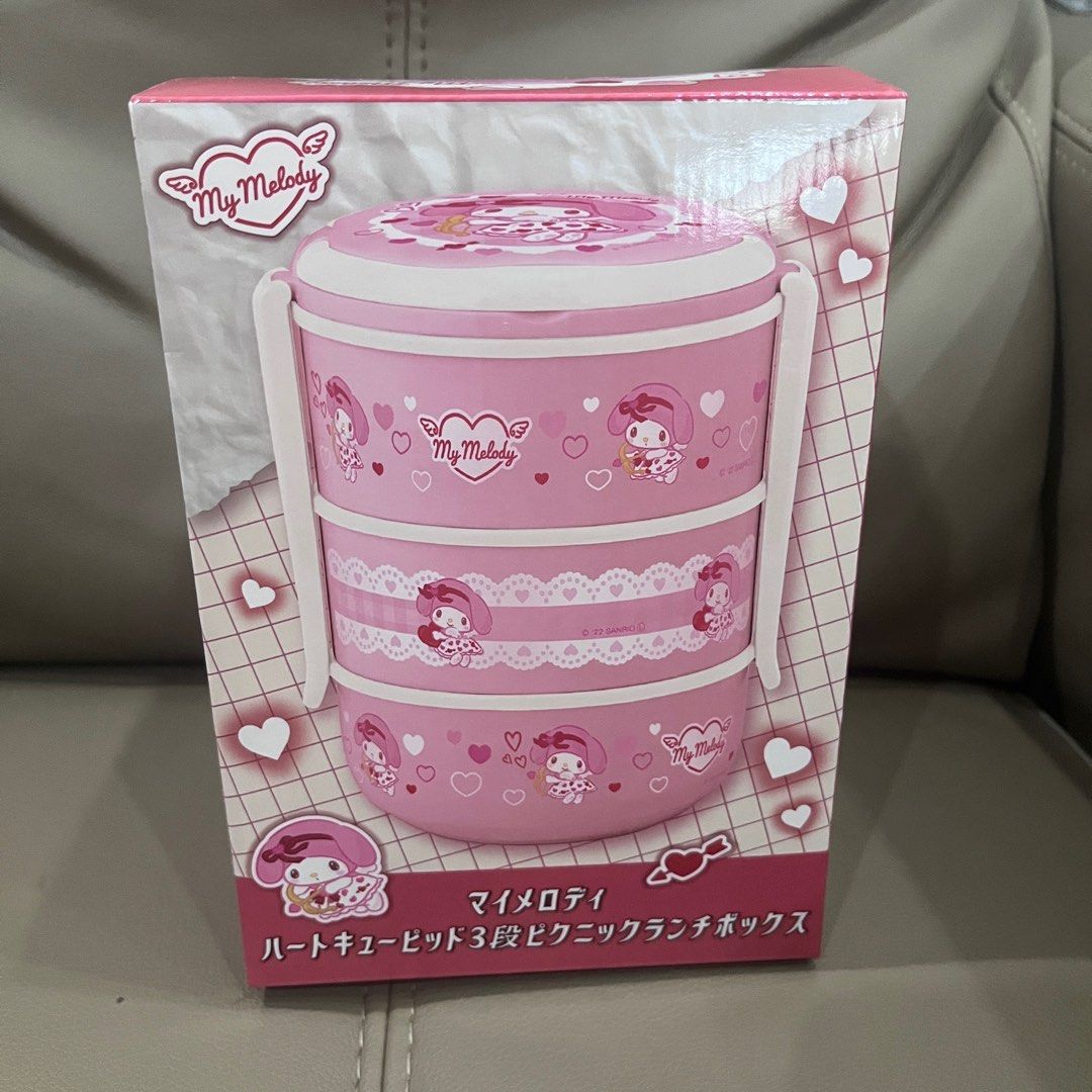 Japan Sanrio Angel Fairy My Melody Friend Sweet Pink Fairy Lunch Box ...