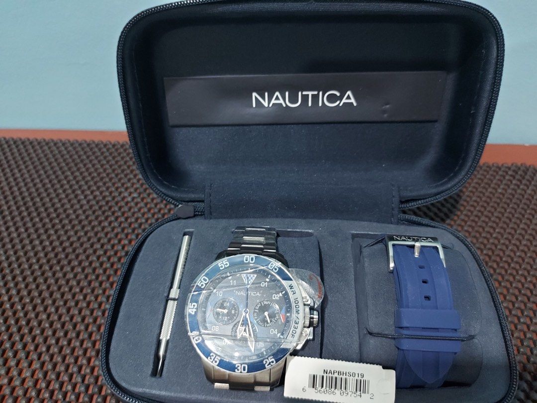 Nautica Bay-Ho Box Set Blue, Men's Fashion, Watches & Accessories ...