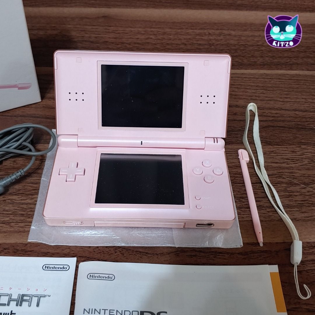 Nintendo DS Lite Noble Pink Console [JP], Video Gaming, Video Game ...