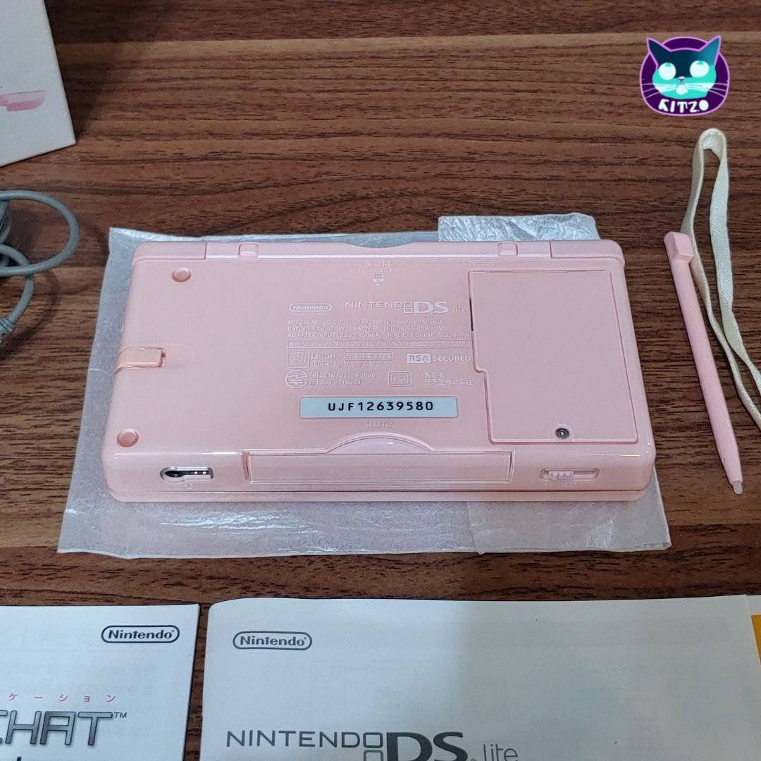 Nintendo DS Lite Noble Pink Console [JP], Video Gaming, Video Game ...