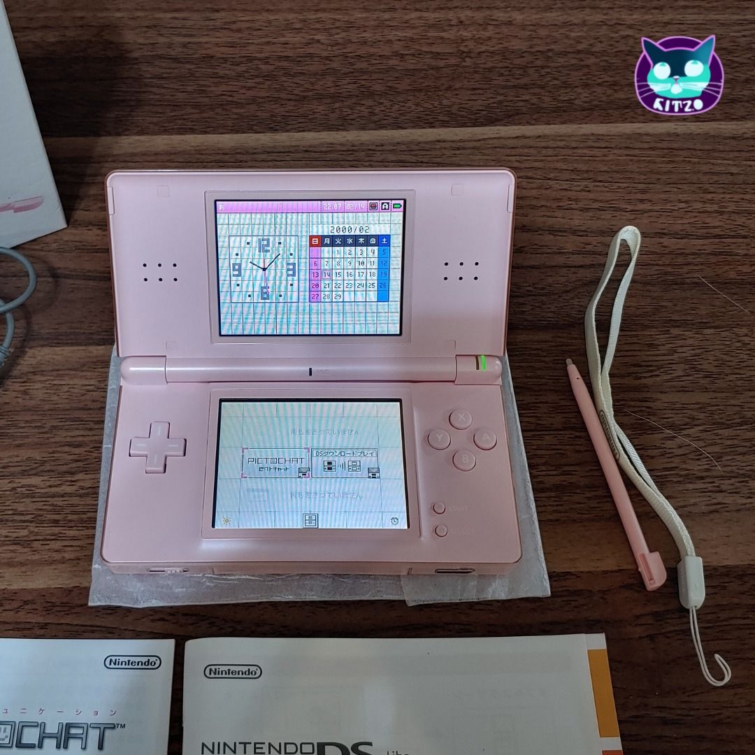 Nintendo DS Lite Noble Pink Console [JP], Video Gaming, Video Game ...