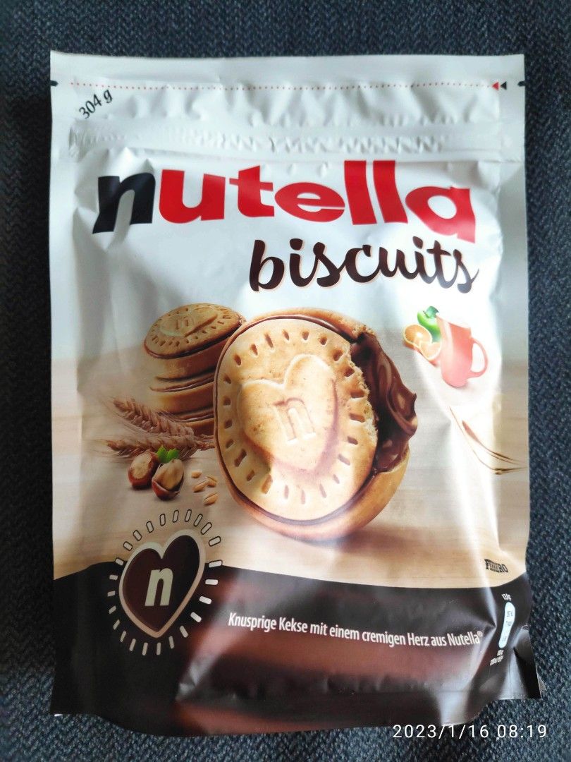 Nutella biscuits, Food & Drinks, Other Food & Drinks on Carousell