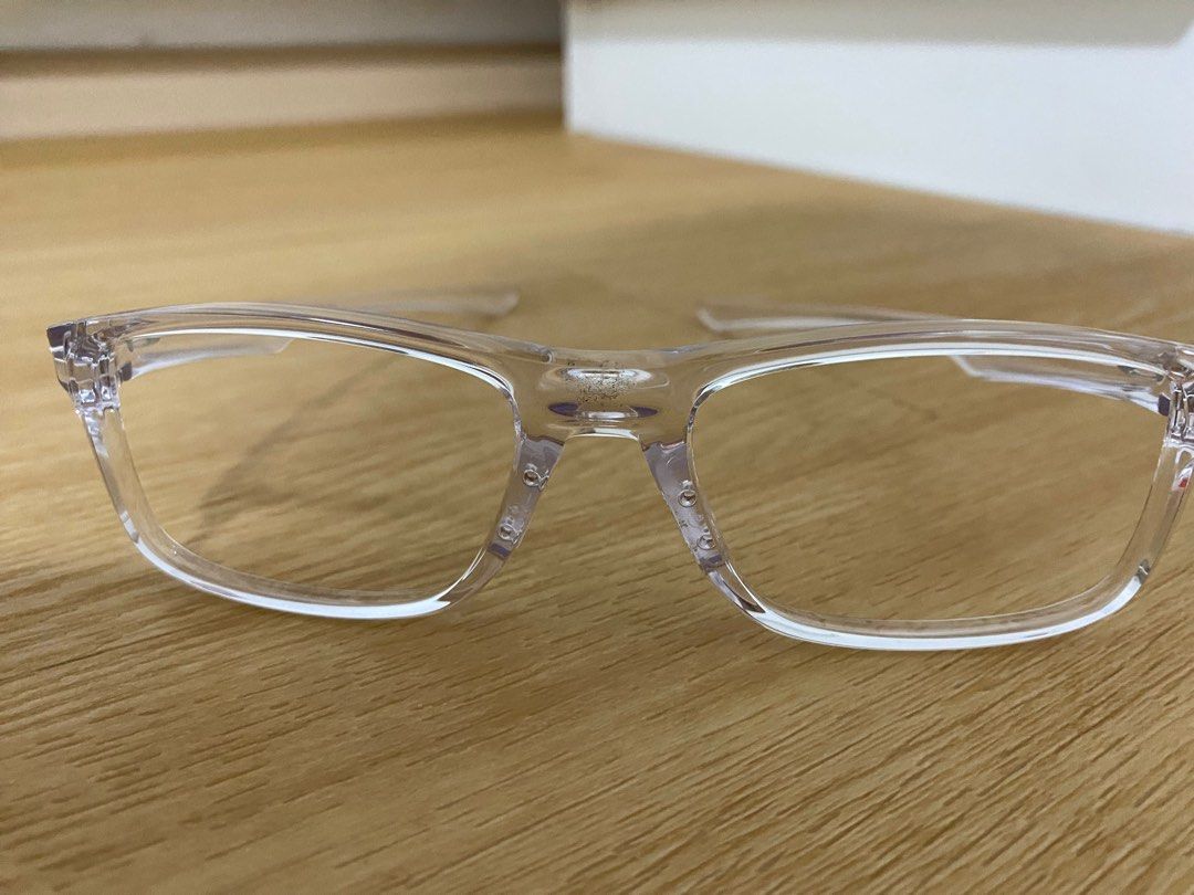 Oakley Plank 2.0 Clear Frame, Men's Fashion, Watches & Accessories ...