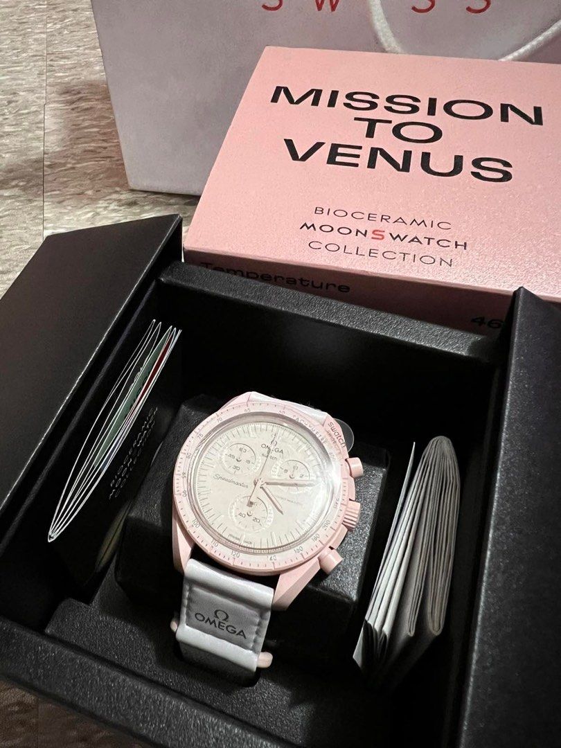 Omega Swatch Moonswatch Mars and Venus, Men's Fashion, Watches ...