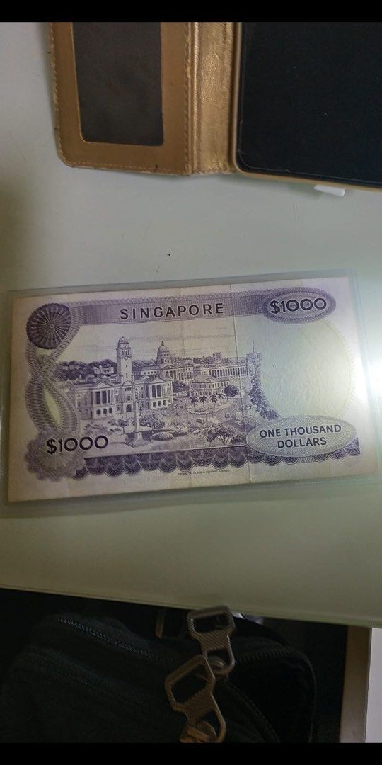 Orchid Series Singapore $1000 Note GKS, Hobbies & Toys, Memorabilia ...