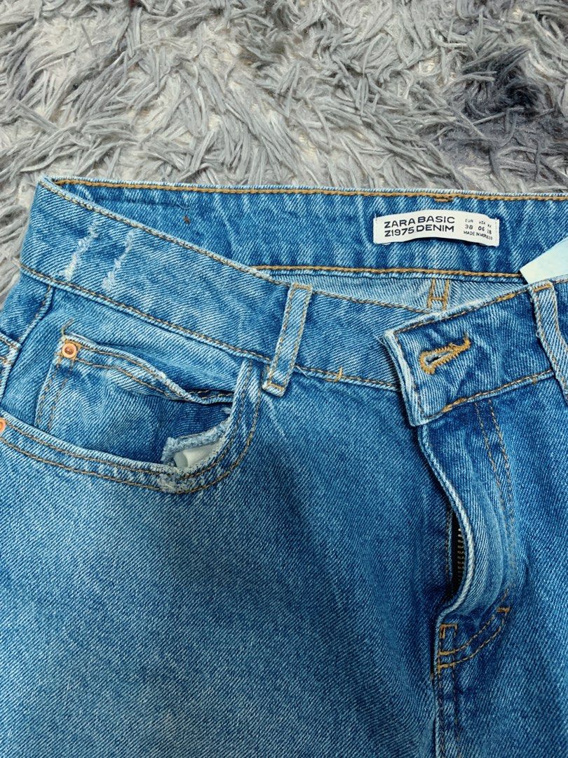 Original ZARA basic Denim, Women's Fashion, Bottoms, Jeans on Carousell