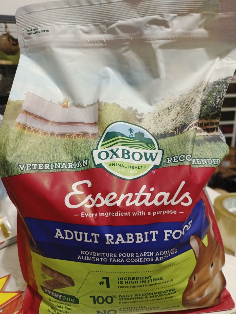 Oxbow Adult Rabbit 10lbs, Pet Supplies, Pet Food on Carousell
