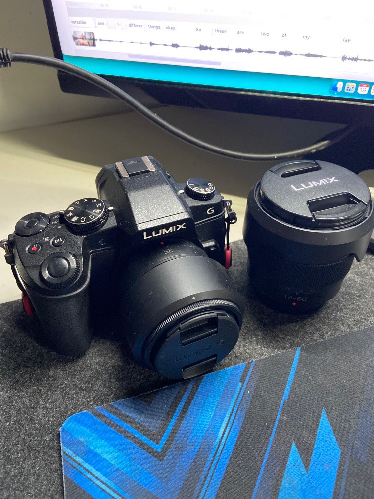 Panasonic G85 with 12-60 kit + 25mm F1.7, Photography, Cameras on Carousell