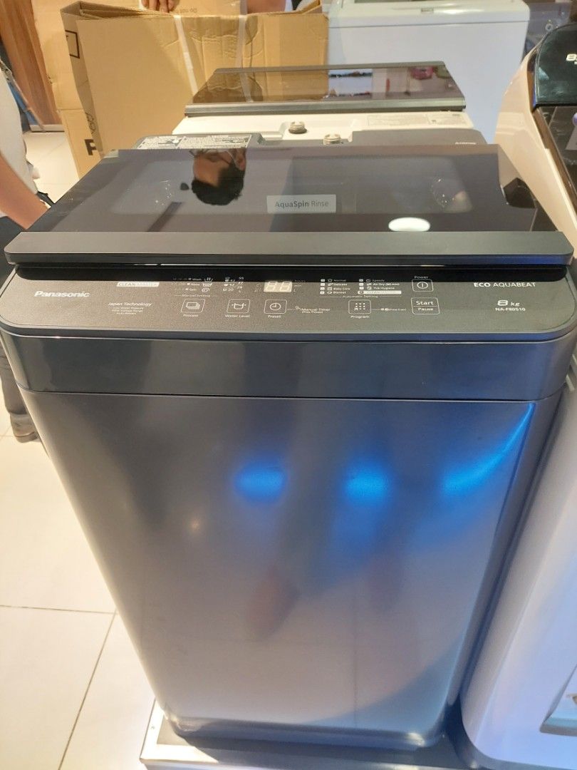 PANASONIC TOPLOAD WASHER NON INVERTER 2022 MODEL, TV & Home Appliances ...