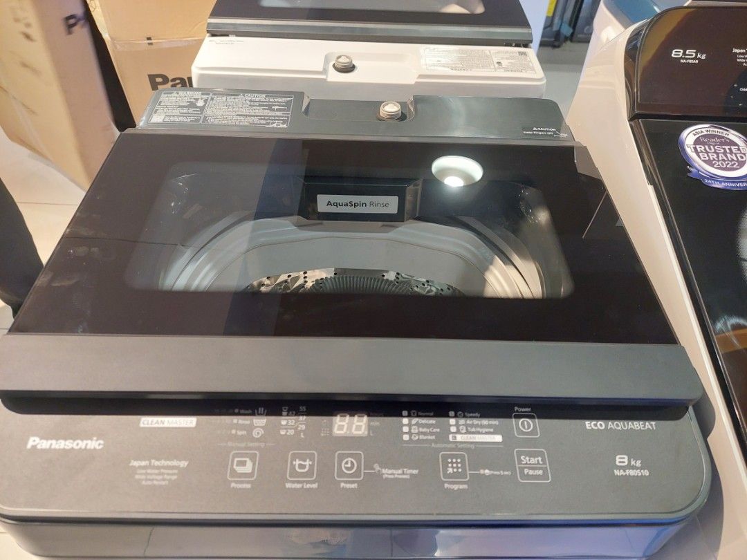PANASONIC TOPLOAD WASHER NON INVERTER 2022 MODEL, TV & Home Appliances ...