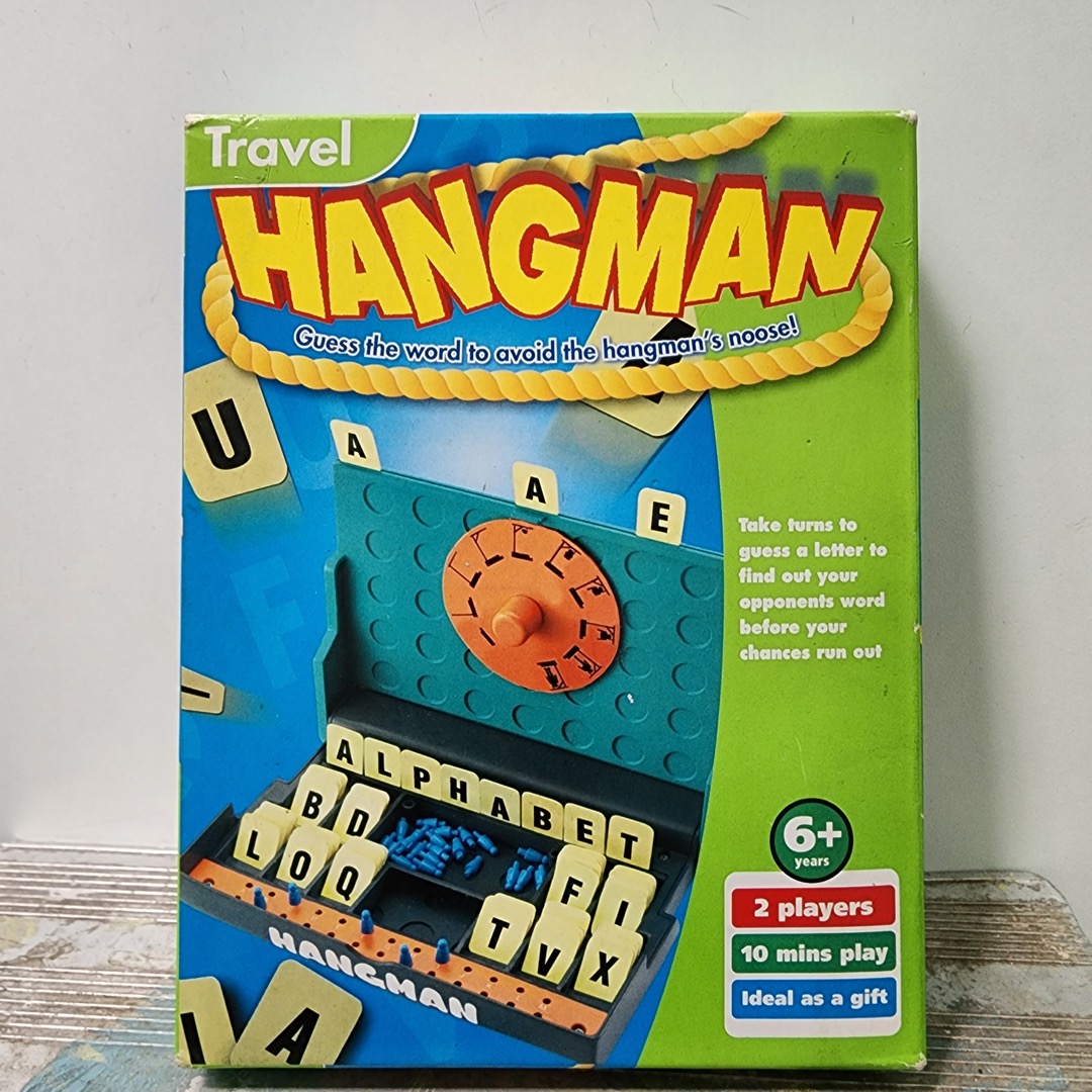 PERMAINAN HANGMAN DARI TRAVEL BOARDGAMES, Hobbies & Toys, Toys & Games ...