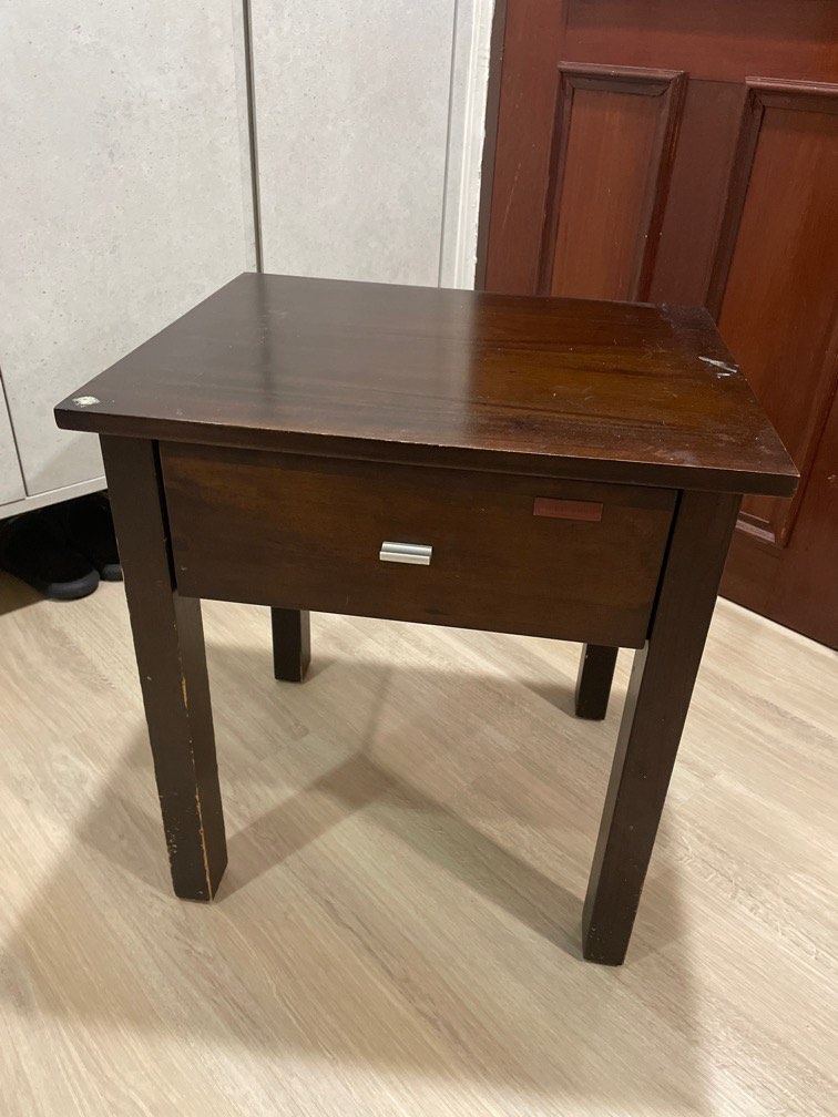 Picket & Rail Real Solid Wood Side table, Furniture & Home Living ...