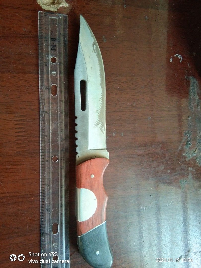 Pisau rambo Columbia usa saber, Sports Equipment, Hiking & Camping on ...