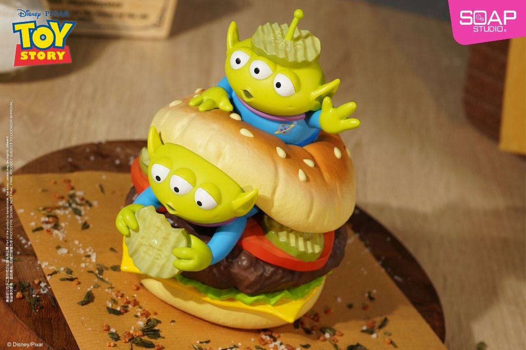 Pixar Aliens Burger / Pizza Day Figure (PREORDER), Hobbies & Toys, Toys ...