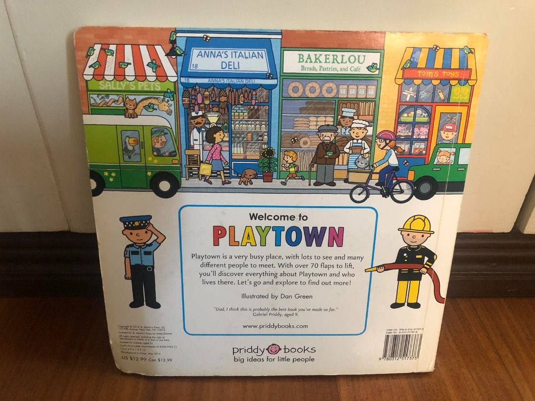 Playtown: A Lift-the-Flap Book Board book (with flaw), Hobbies & Toys ...