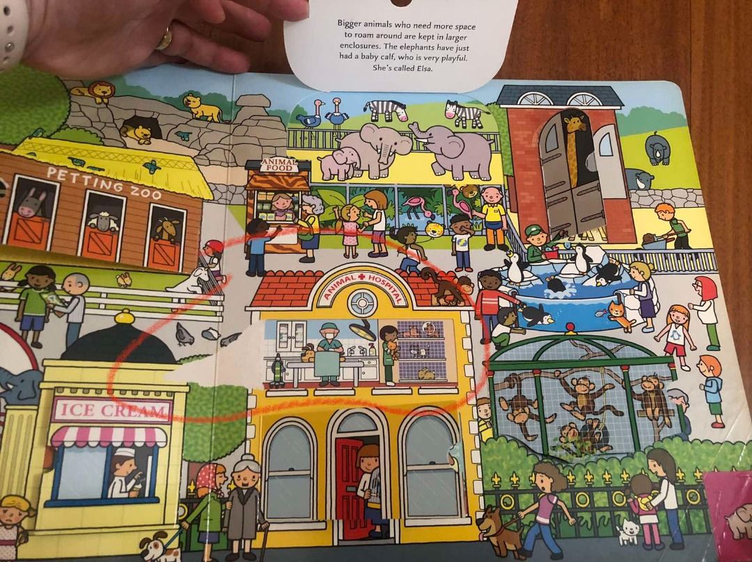 Playtown: A Lift-the-Flap Book Board book (with flaw), Hobbies & Toys ...