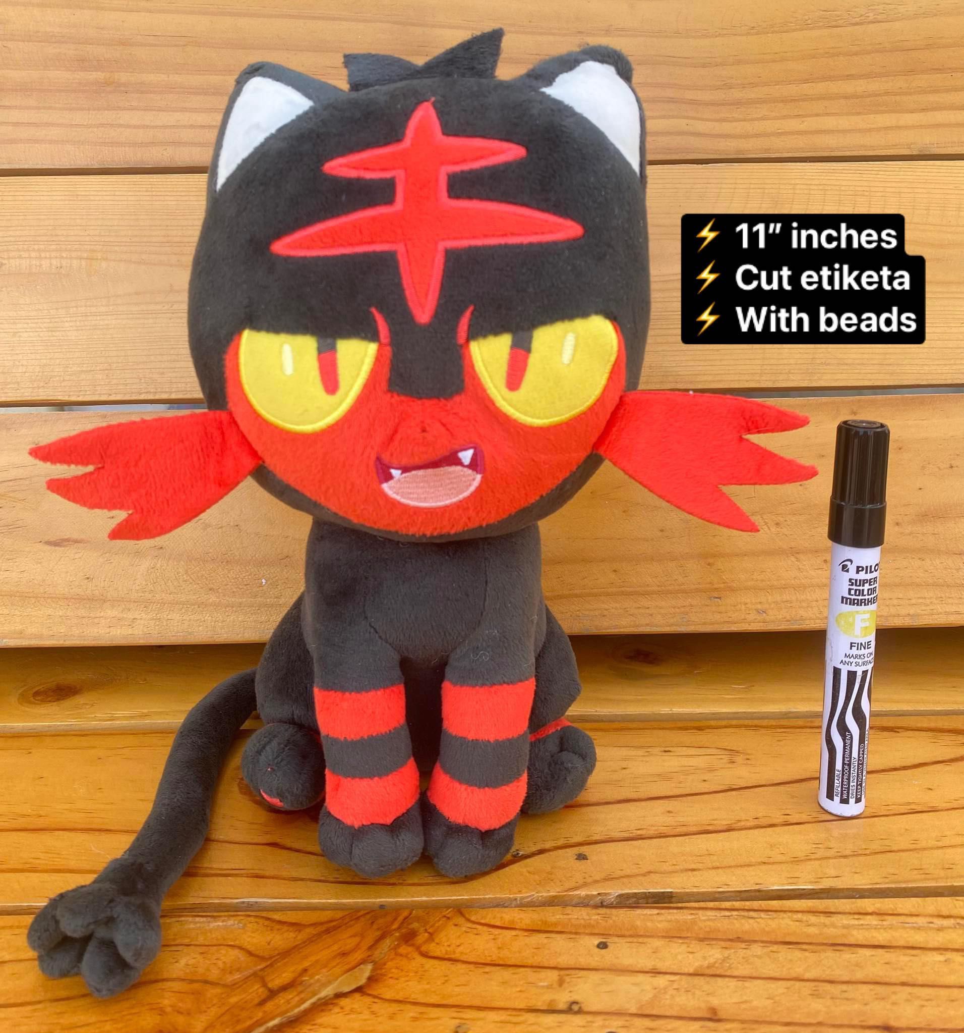 Pokemon Litten Plushtoy, Hobbies & Toys, Toys & Games on Carousell
