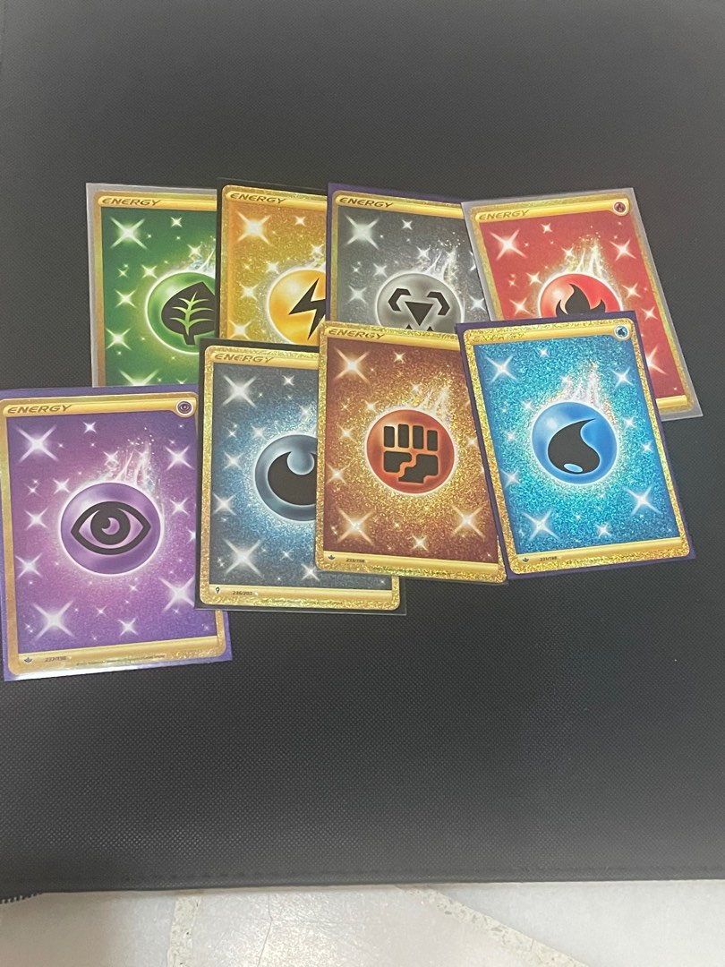 Pokemon TCG Secret Rare Energy Set, Hobbies & Toys, Toys & Games on ...