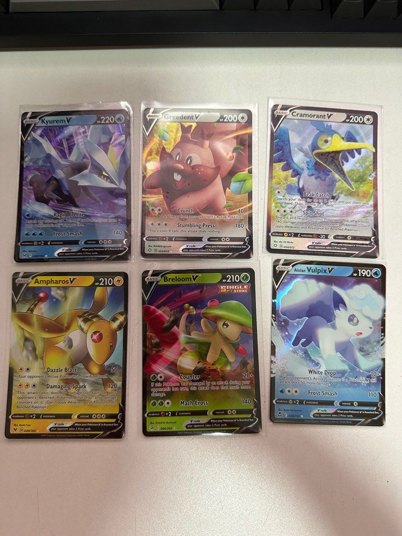 pokemon v cards, Hobbies & Toys, Toys & Games on Carousell