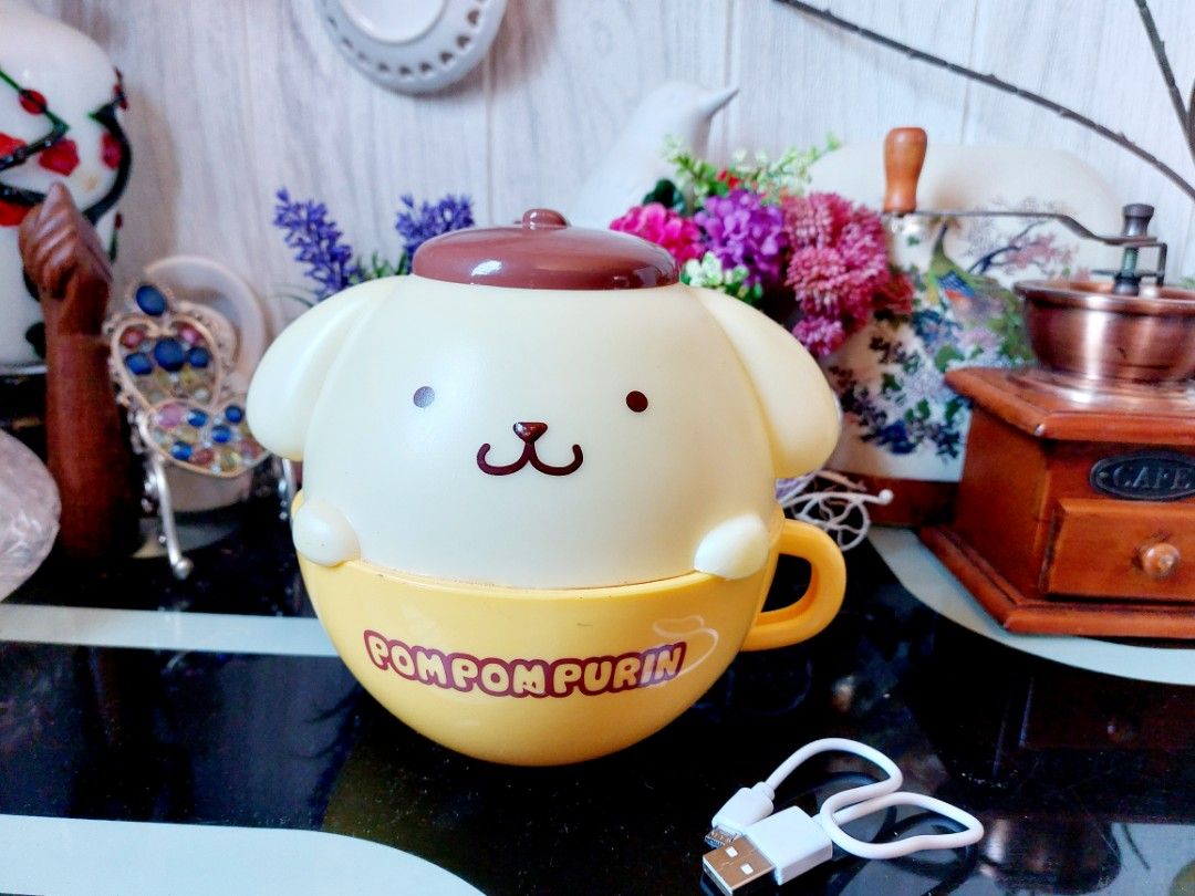 Rare Sanrio Original Pompompurin Teacup 3D LED Room Lamp, Hobbies ...