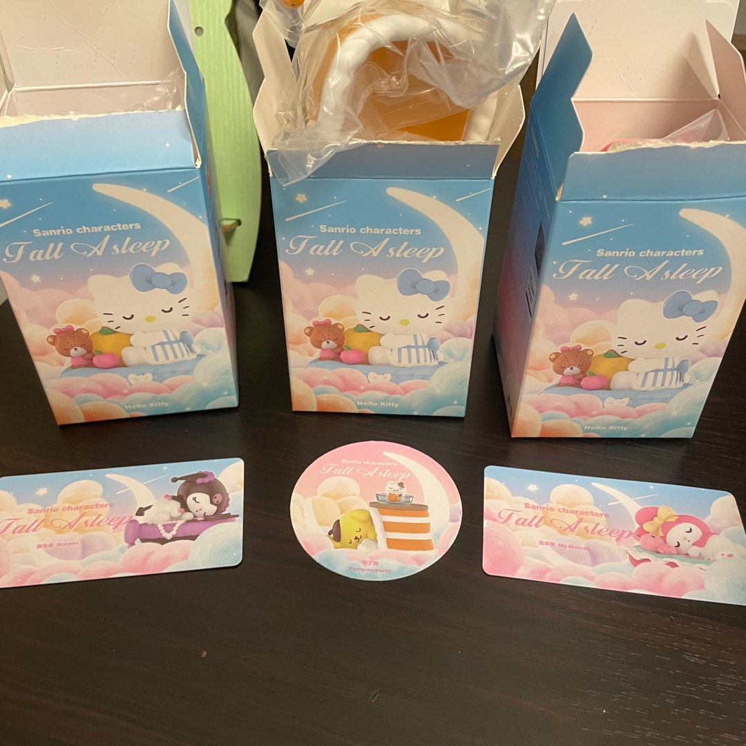 Popmart Sanrio Falling Asleep, Hobbies & Toys, Toys & Games on Carousell