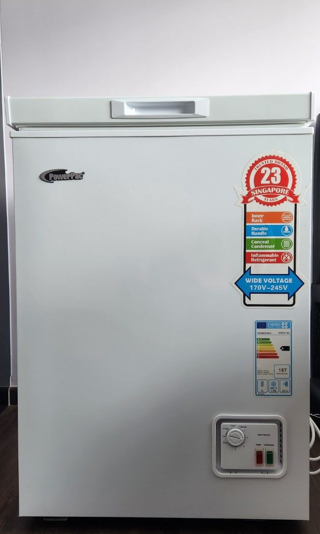 PowerPac Chest Freezer, TV & Home Appliances, Kitchen Appliances ...