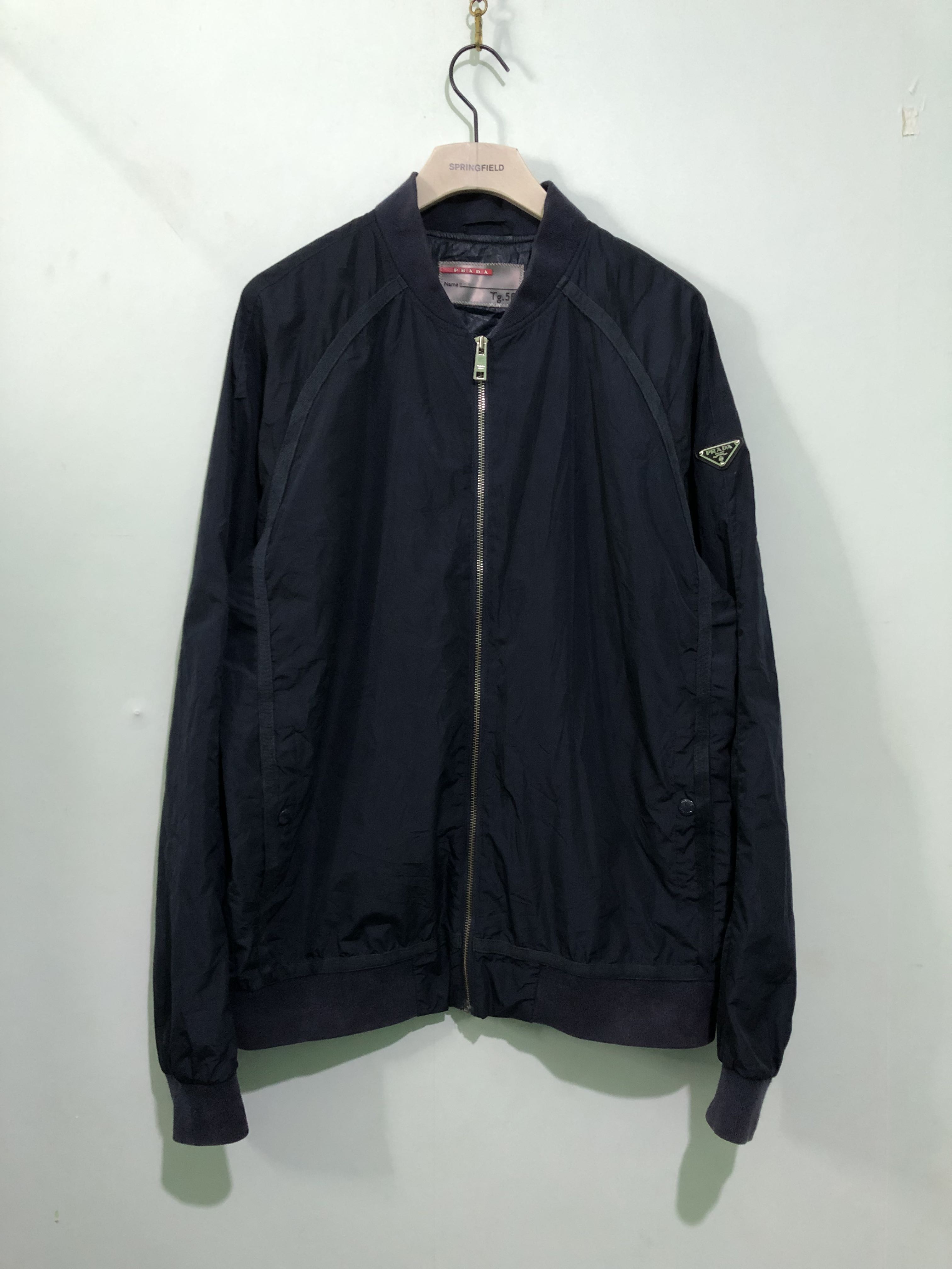 PRADA NYLON BOMBER JACKET, Men's Fashion, Coats, Jackets and Outerwear ...