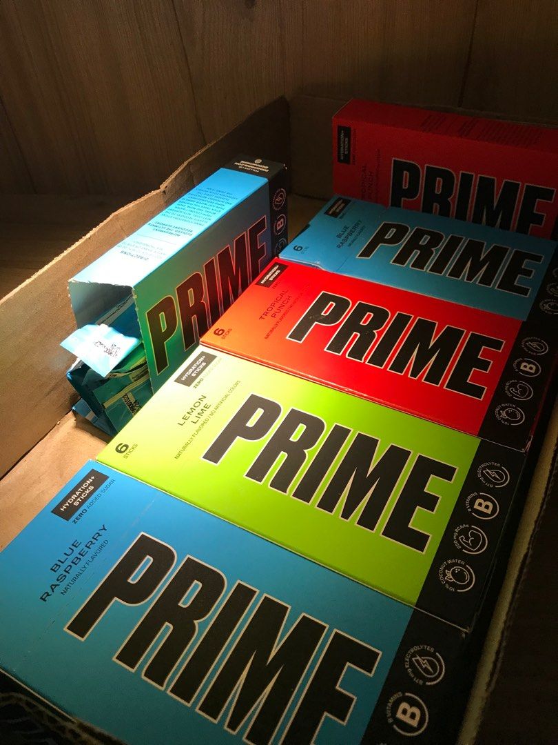 Prime hydration Sticks (3 Flavours), Food & Drinks, Beverages on Carousell