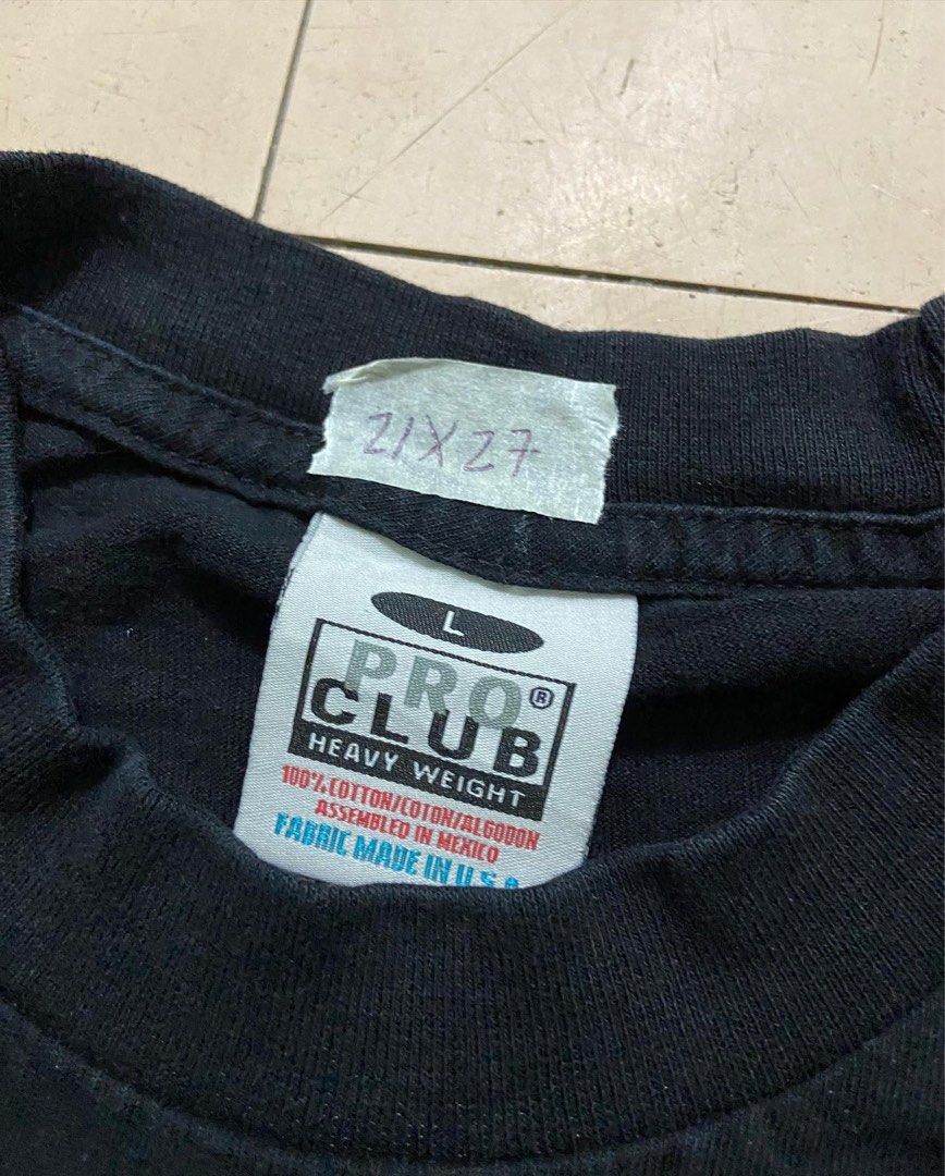 Pro club heavy weight (black), Men's Fashion, Tops & Sets, Tshirts ...