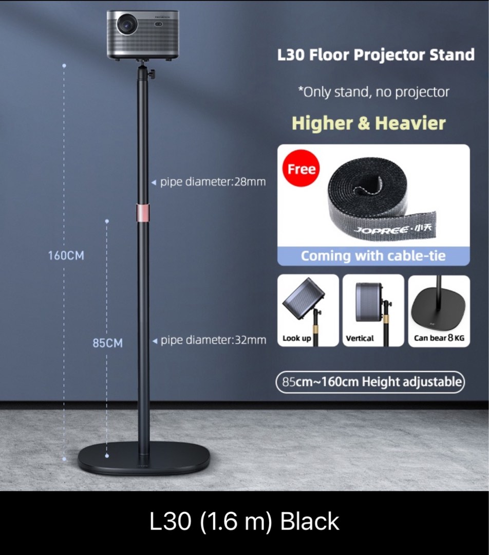 Projector Stand Floor Projector Holder Bracket, up and down extension ...
