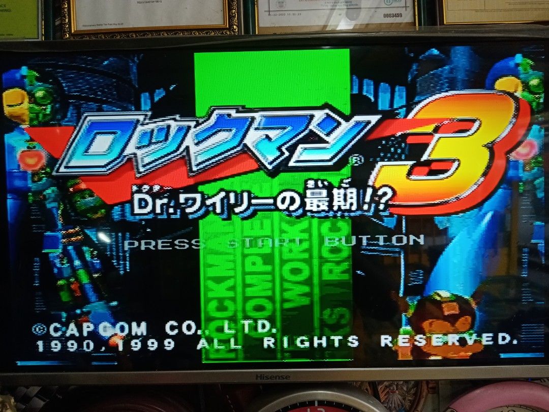 PS1 Game Rock Man 3, Video Gaming, Video Games, PlayStation on Carousell