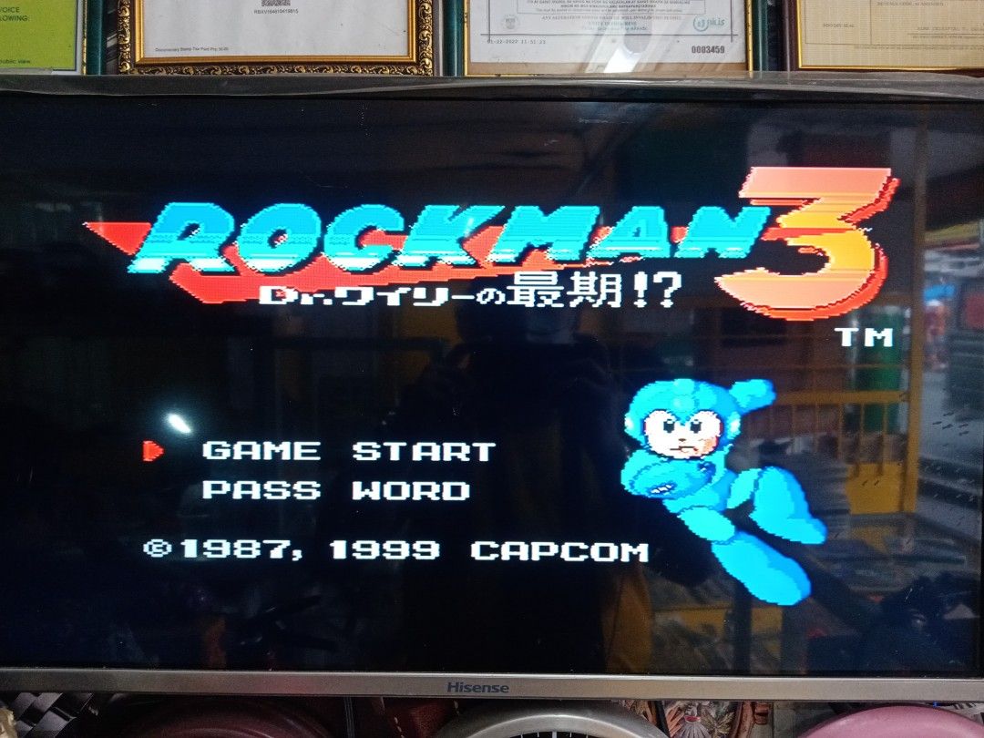 PS1 Game Rock Man 3, Video Gaming, Video Games, PlayStation on Carousell