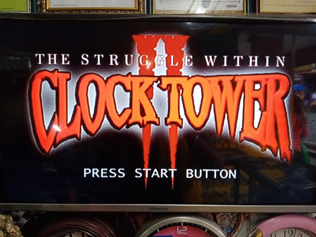 PS1 Game The Struggle Within Clock Tower II, Video Gaming, Video Games, PlayStation on Carousell