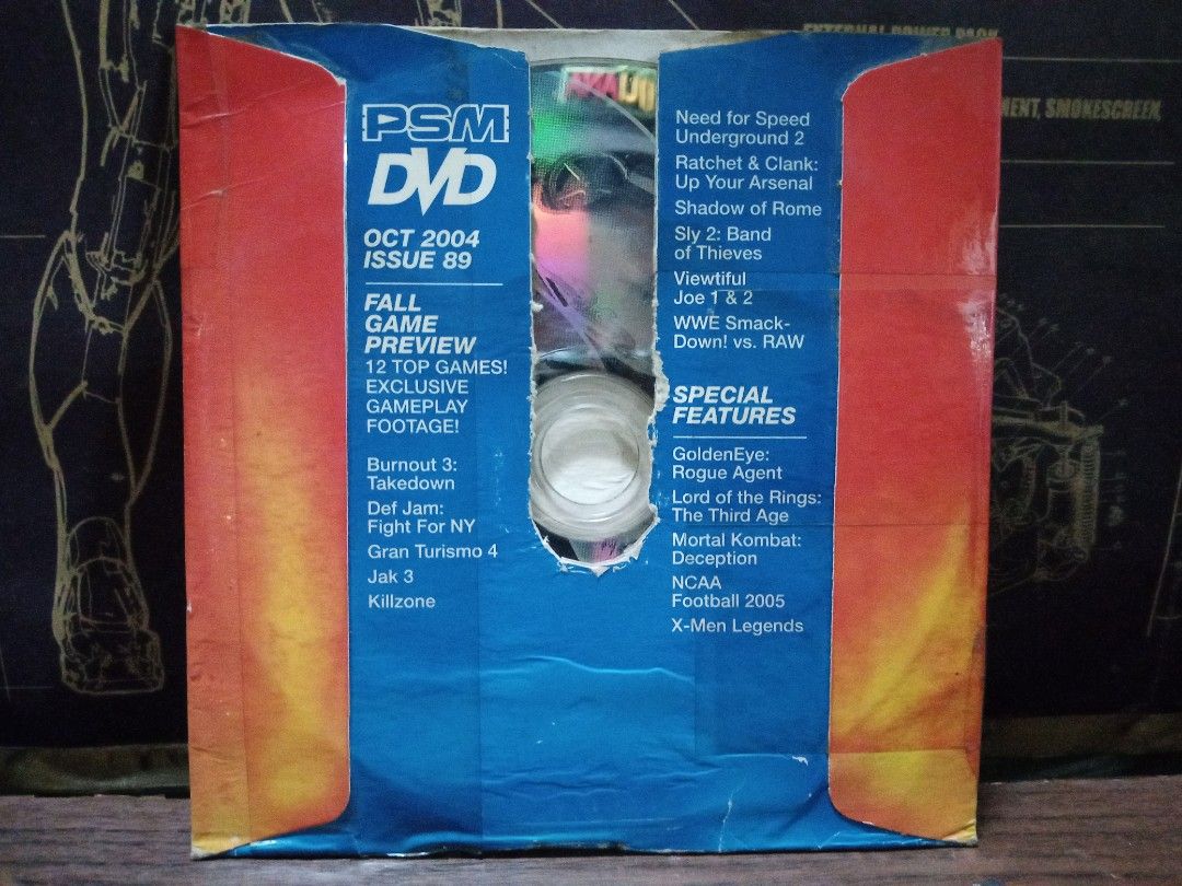 PS1 PSM DVD 2004 Fall Game Preview, Video Gaming, Video Games ...