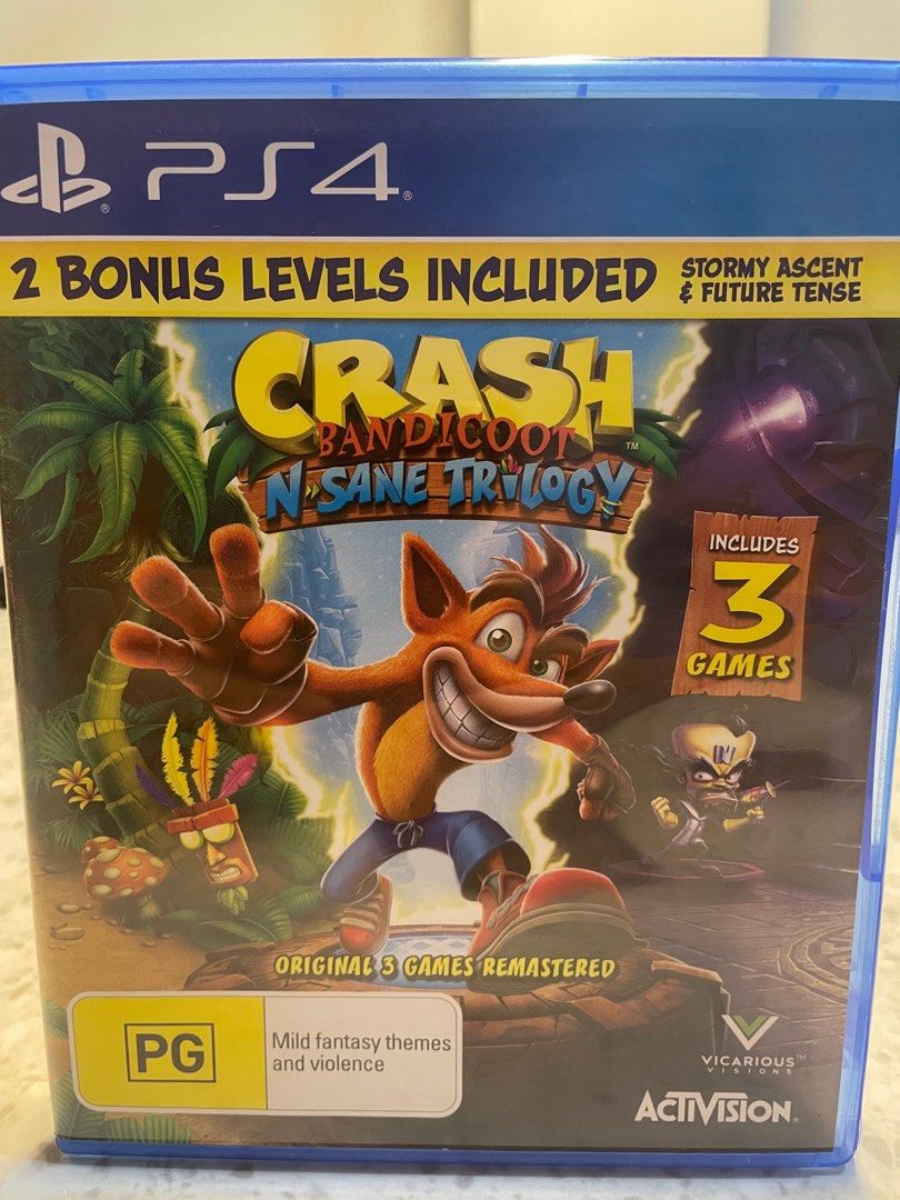 PS4 - Crash Bandicoot N-Sane Trilogy, Video Gaming, Video Games ...