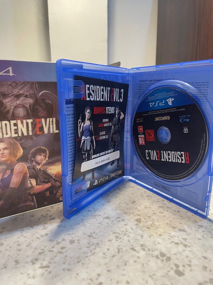 PS4 - Resident Evil 3, Video Gaming, Video Games, PlayStation on Carousell